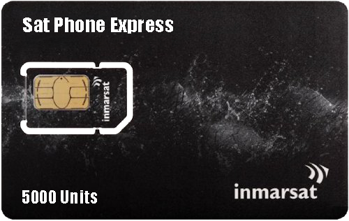Inmarsat 5000 Units / 3846 Minutes - Sat Phone Express